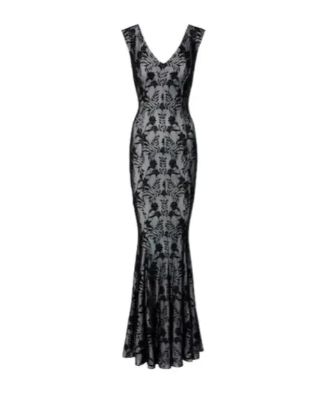 Norma Kamali Grace Lace Gown