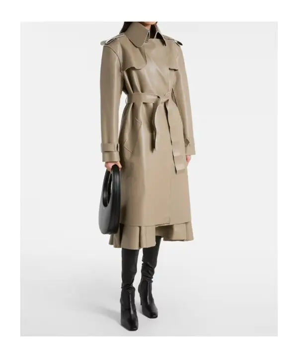 Norma Kamali Coated Trench Coat