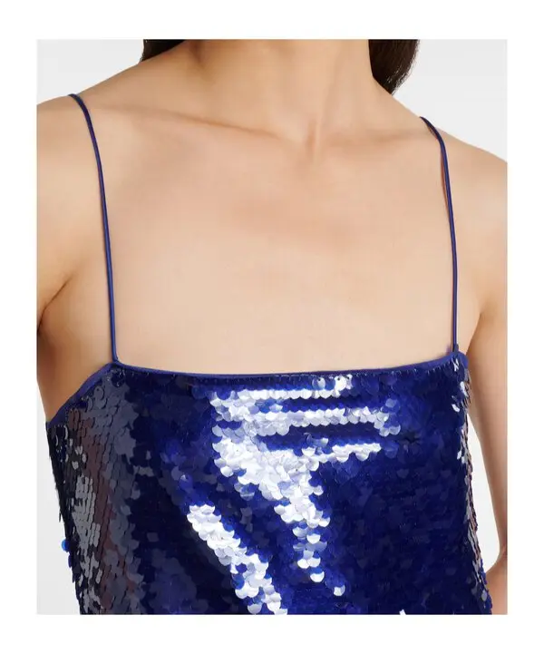 ROTATE BY BIRGER CHRISTENSEN Sequined Slip Dress