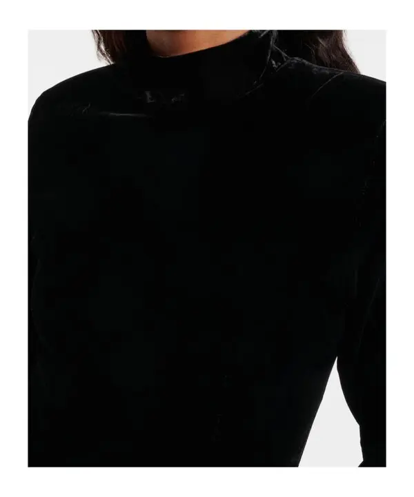 ROTATE BY BIRGER CHRISTENSEN Bow Detail Pleated Dress