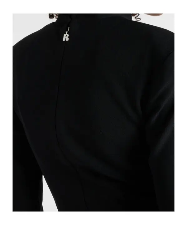 ROTATE BY BIRGER CHRISTENSEN Gathered Sequined Maxi Dress
