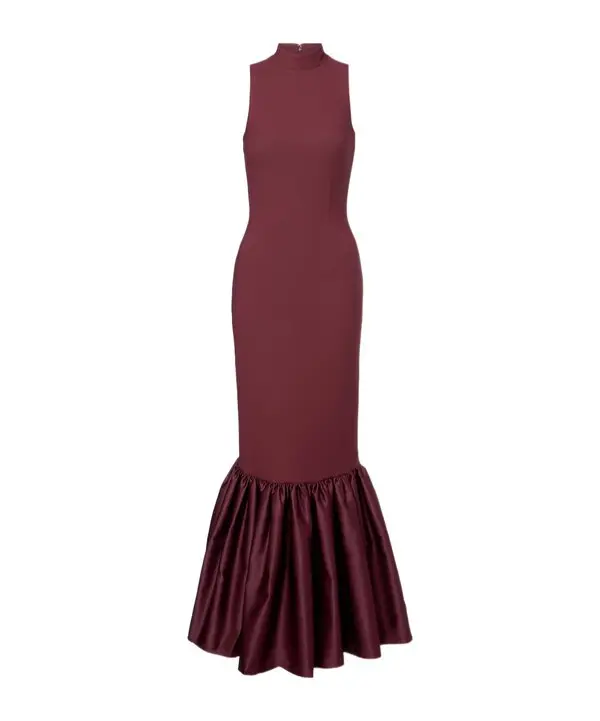 ROTATE BY BIRGER CHRISTENSEN Pleated Skirt Dress - Red