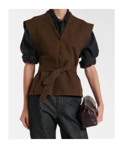 LEMAIRE Belted Cotton Twill Top