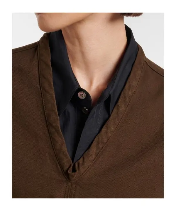 LEMAIRE Belted Cotton Twill Top