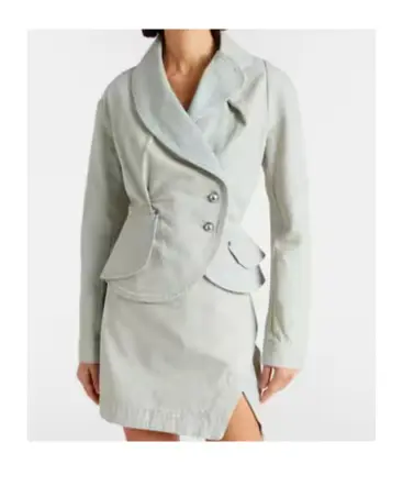 VIVIENNE WESTWOOD Stormy Asymmetrical Denim Jacket