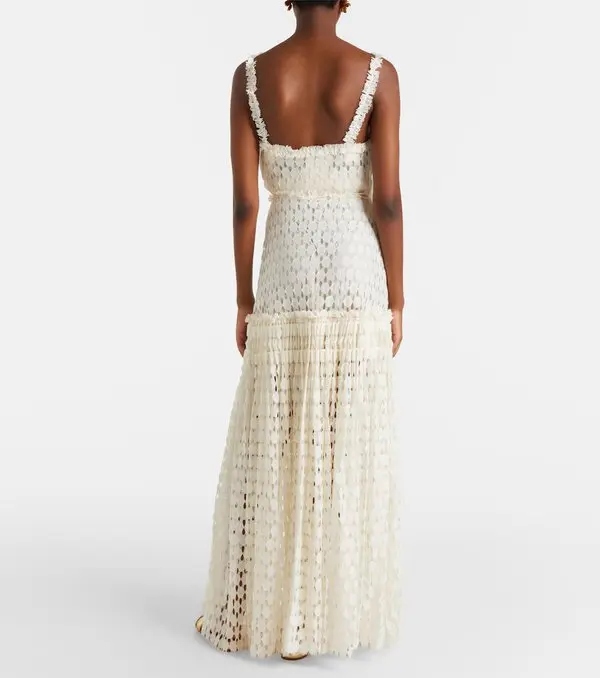 Ulla Johnson Aris Cotton-blend Lace Maxi Skirt
