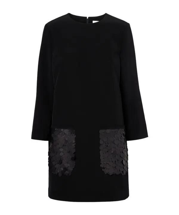 JOSEPH Bixio Sequined Satin Twill Minidress