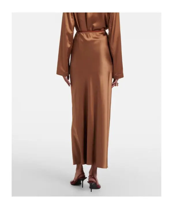 JOSEPH Isaak Silk Satin Maxi Skirt