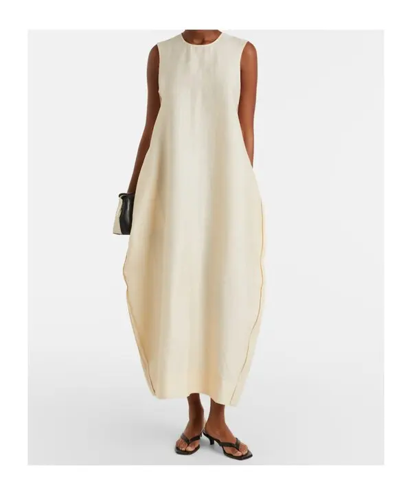 RÓHE Linen And Silk-blend Maxi Dress