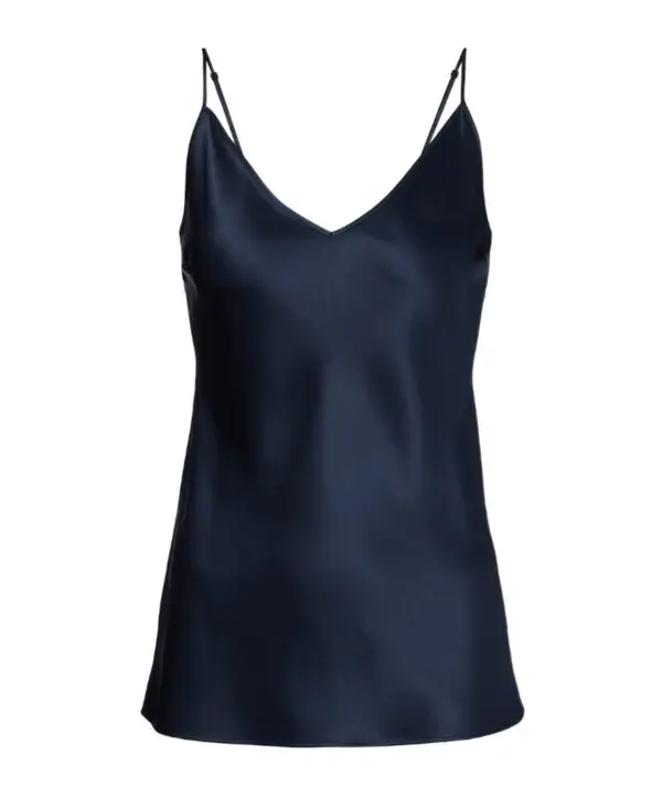 JOSEPH Clea Silk Satin Camisole - Blue