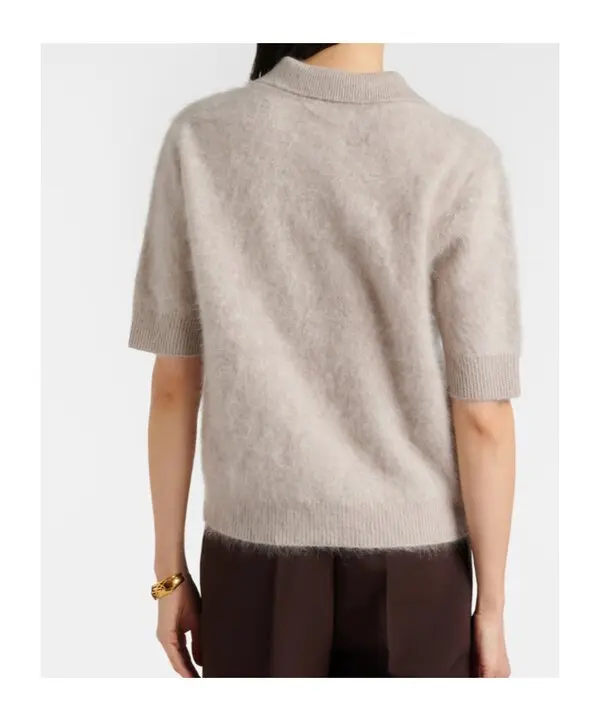 LISA YANG Carolyn Cashmere Polo Sweater