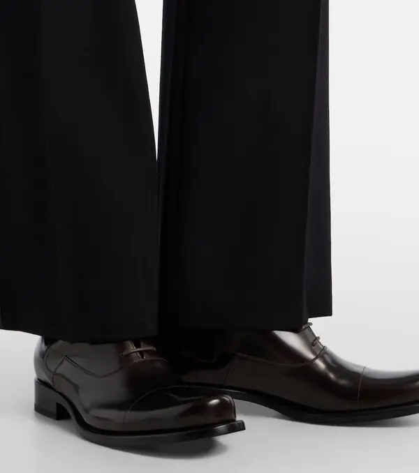 THE ROW Kai Leather Lace-up Boots