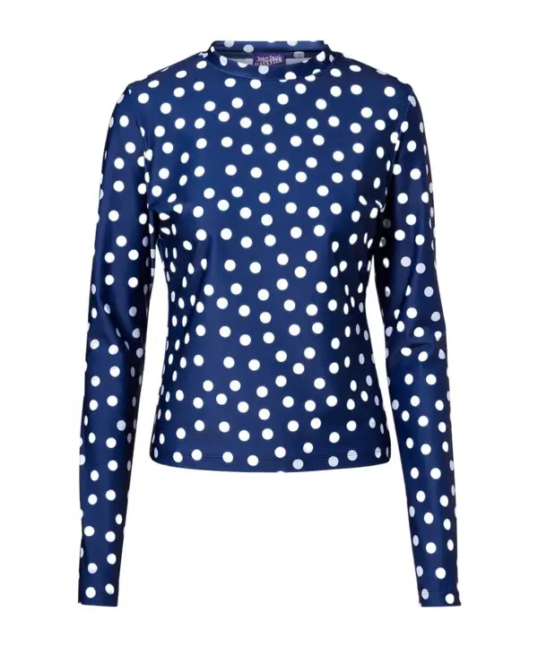 JEAN PAUL GAULTIER Polka-dot Jersey Top