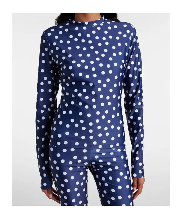 JEAN PAUL GAULTIER Polka-dot Jersey Top