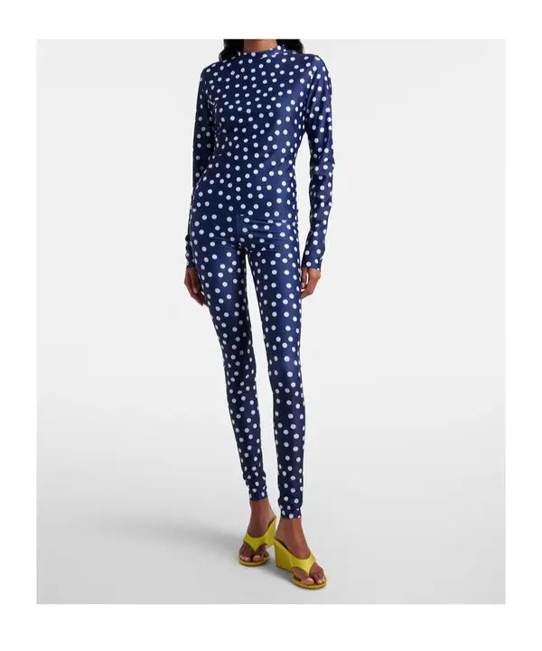 JEAN PAUL GAULTIER Polka-dot Jersey Top