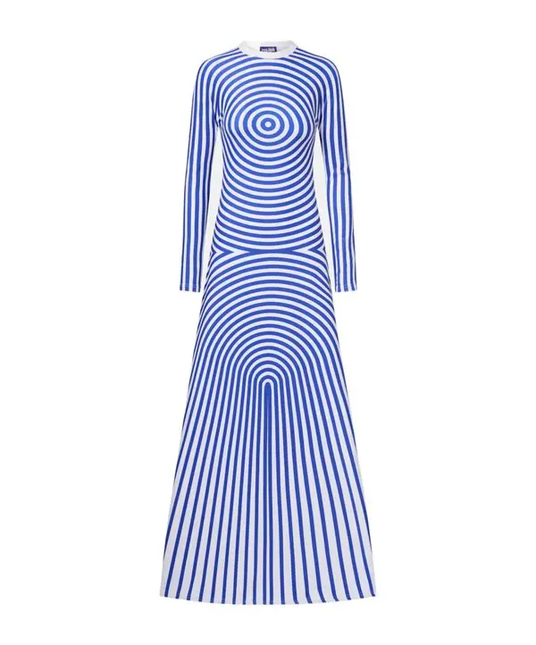 JEAN PAUL GAULTIER Long-sleeved Dress - Blue