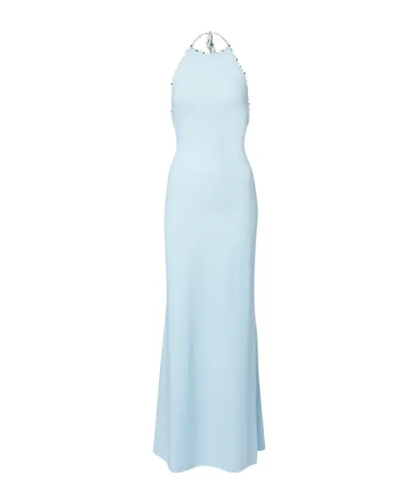 Christopher Esber Embellished Halterneck Maxi Dress