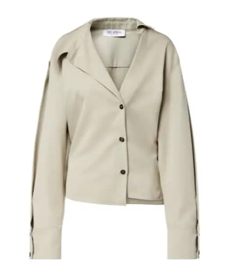 Attico Draped Wool Shirt