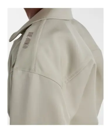 Attico Draped Wool Shirt