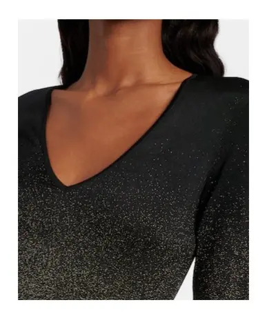 Roberto Cavalli Glitter Pleated Gown