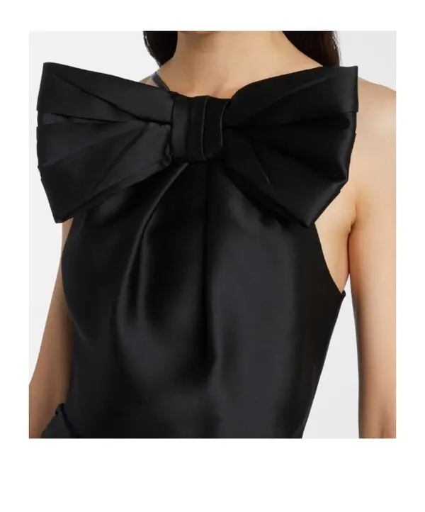 SHUSHU/TONG Sleeveless Bow Detail Midi Dress