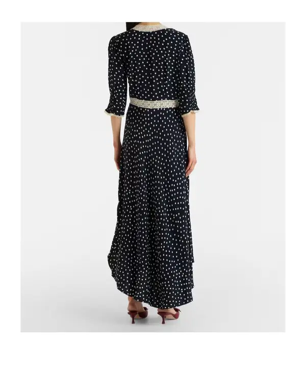 Rixo Polka Dot Dress