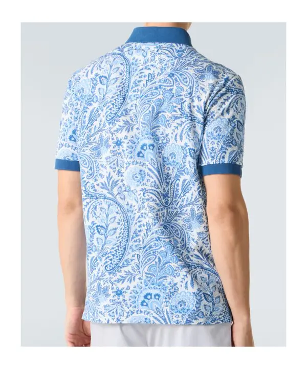 Etro Paisley Cotton Polo Shirt