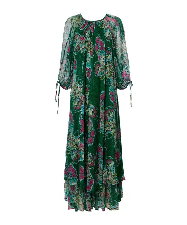 Rixo Printed Pattern Dress