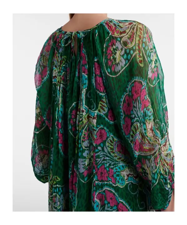 Rixo Printed Pattern Dress
