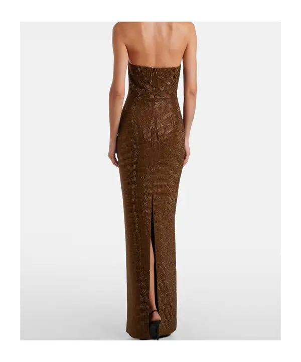 Roland Mouret Embellished Strapless Gown