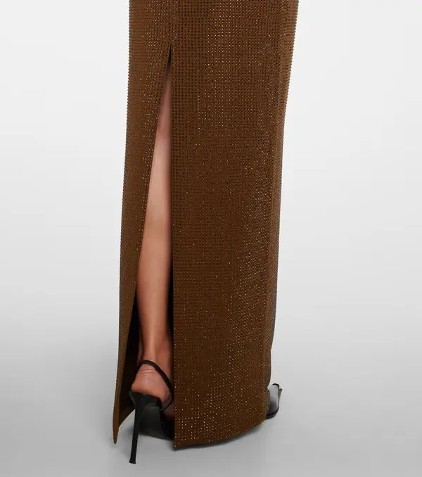 Roland Mouret Embellished Strapless Gown