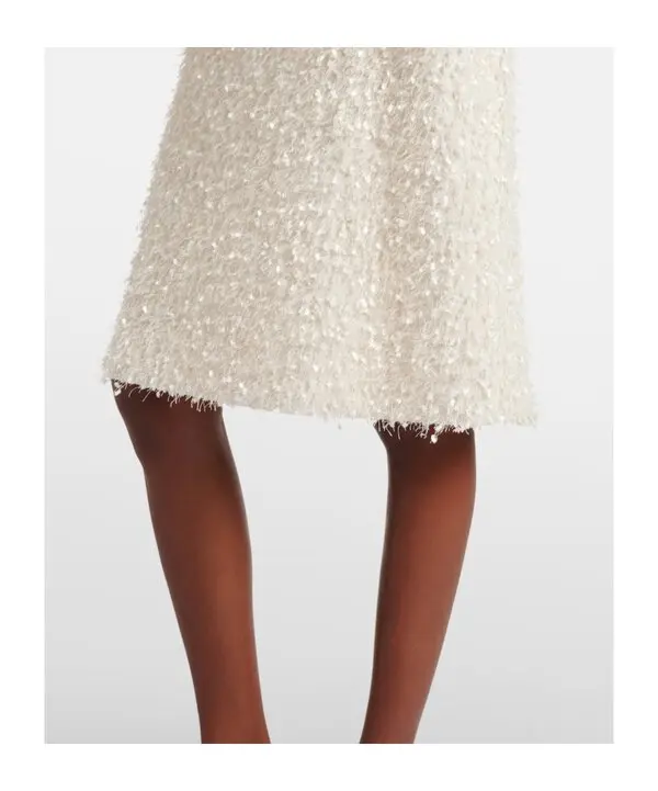 Vince Fringed Midi Skirt