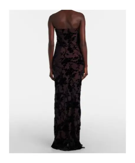RODARTE Floral Devoré Velvet Gown