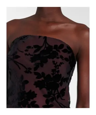 RODARTE Floral Devoré Velvet Gown