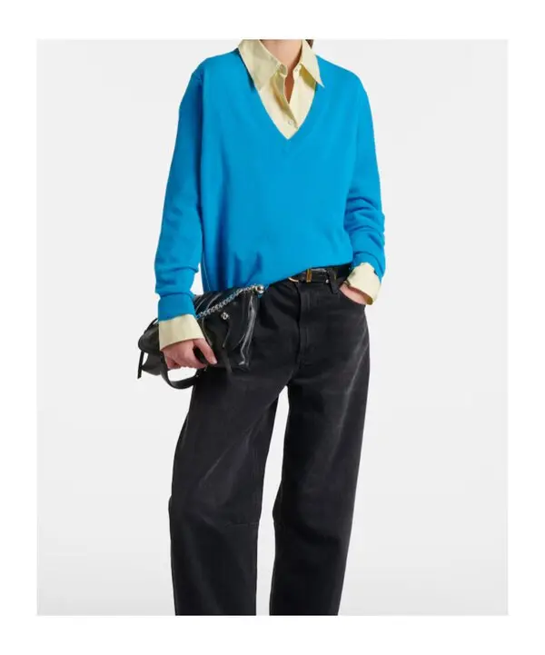 Jardin Des Orangers V-neck Long-sleeved Sweater
