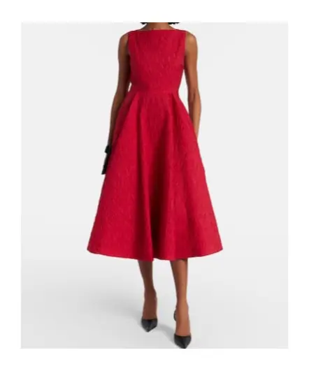 ROKSANDA Tera Cloqué Midi Dress