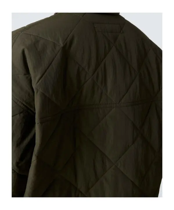 Comme Des Garçons Corduroy-trimmed Quilted Hooded Jacket
