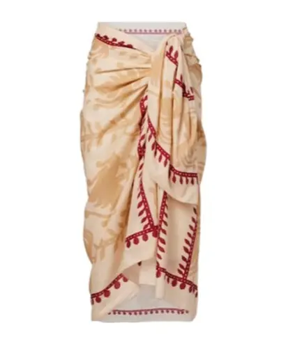 Johanna Ortiz Prismatic Flow Cotton Beach Cover-up