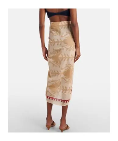Johanna Ortiz Prismatic Flow Cotton Beach Cover-up