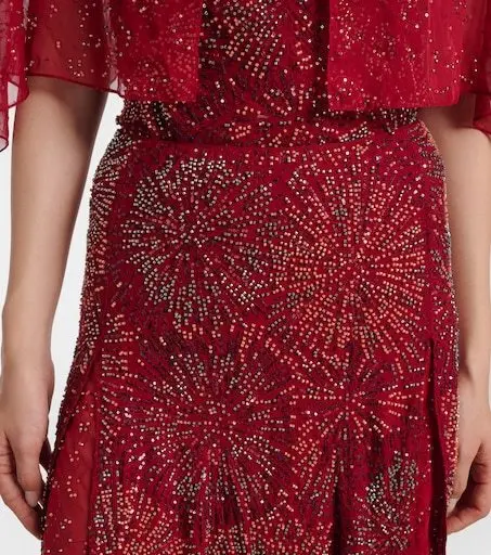 Rabanne Embellished Maxi Skirt