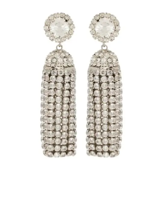 Rabanne Crystal-embellished Drop Earrings