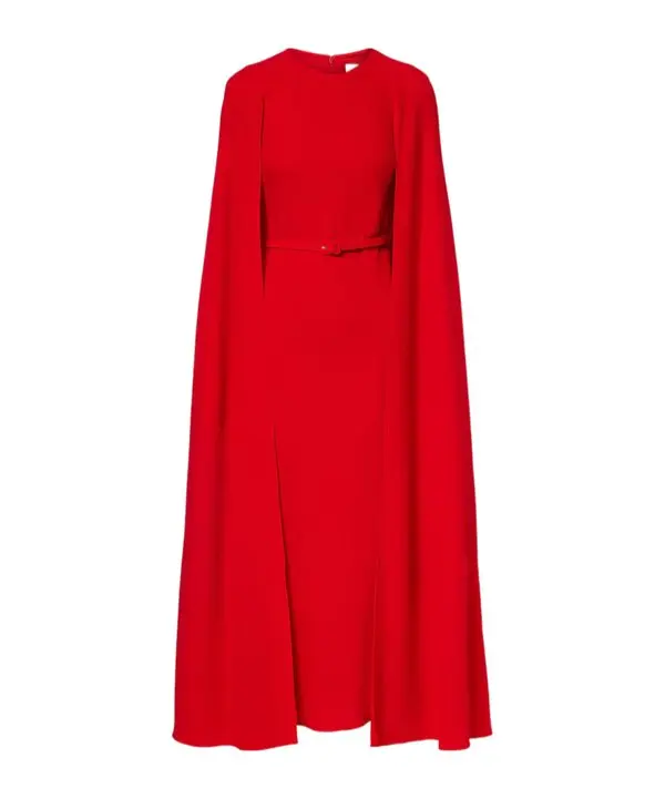 Roland Mouret Caped Cady Gown