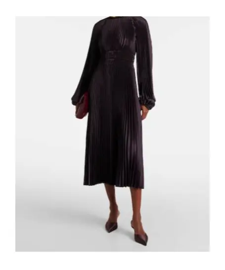 JOSEPH Ortiz Pleated Midi Dress