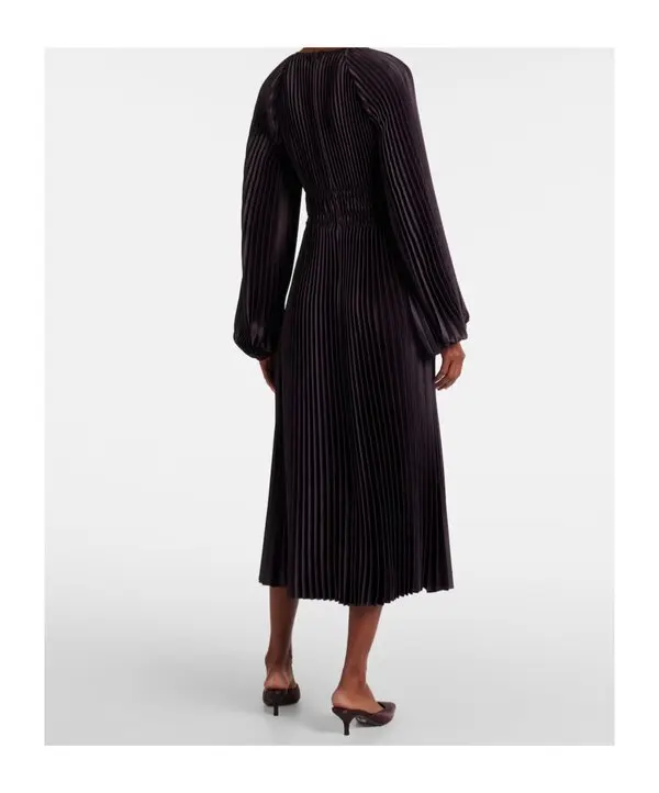 JOSEPH Ortiz Pleated Midi Dress