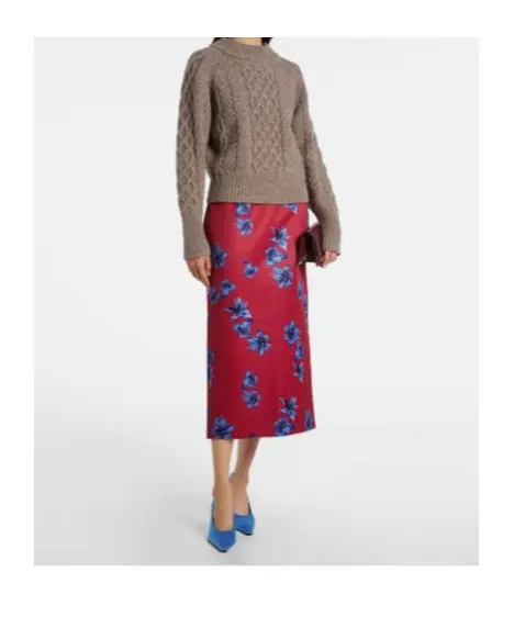 EMILIA WICKSTEAD Emory Cable-knit Wool Sweater