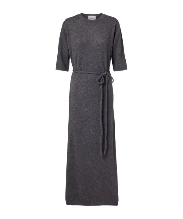 LISA YANG Tilde Belted Cashmere Maxi Dress