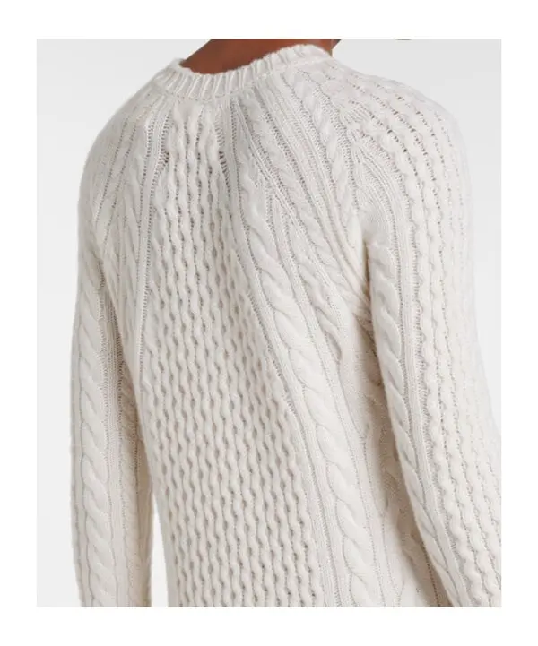 LISA YANG Nyla Cable-knit Cashmere Maxi Dress