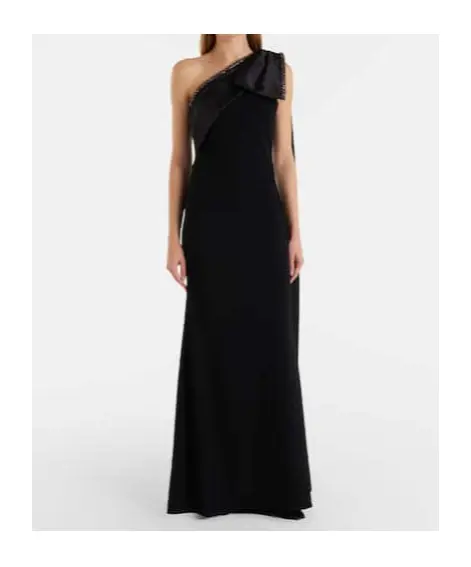 Roland Mouret Embellished One-shoulder Gown
