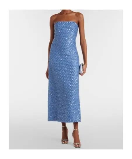 Simkhai Vanessa Embellished Bustier Gown