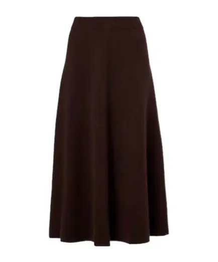 Jardin Des Orangers Wool And Cashmere Midi Skirt - Black